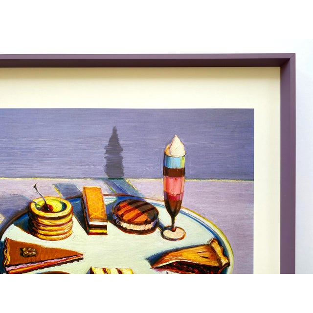 Wayne Thiebaud Vintage 1999 Pop Art Lithograph Print Framed Museum ...