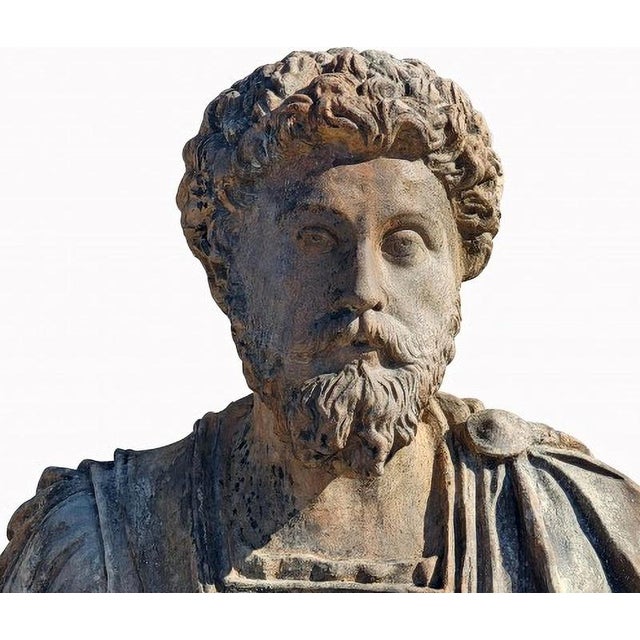 Unknown Artist, Bust of Marcus Aurelius, 21th Century, Terracotta ...