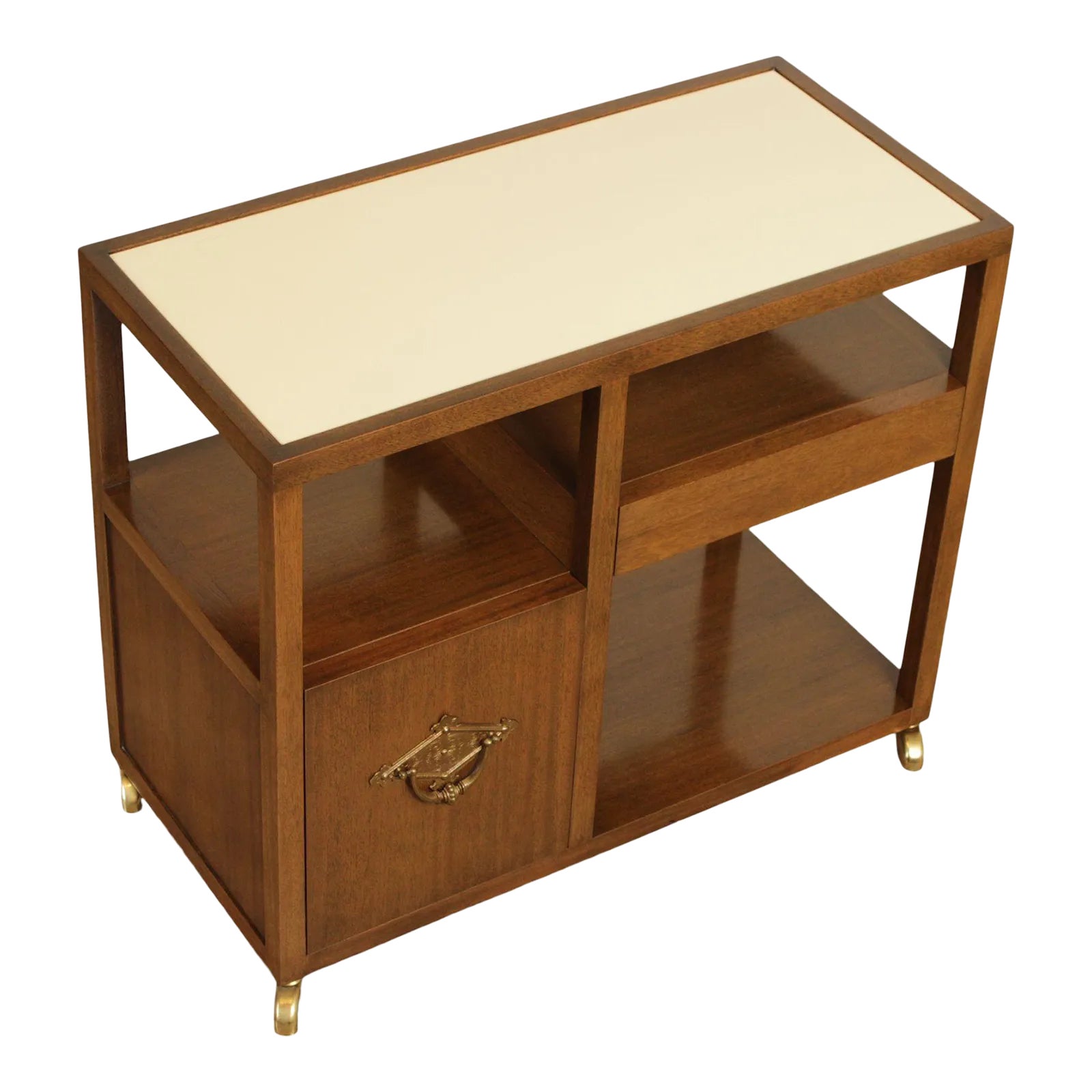 Mid 20th Century Harvey Probber Mid-Century Modern Mahogany Bar Cart ...