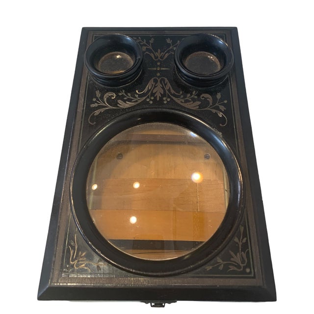 19th Century Folding Optic Stereo Viewer Stereoscope Graphoscope | Chairish