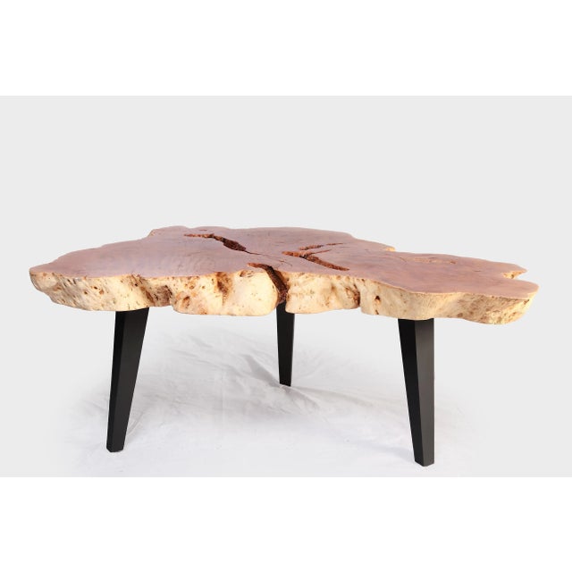 Modern Lychee Living Edge Coffee Table 92 | Chairish