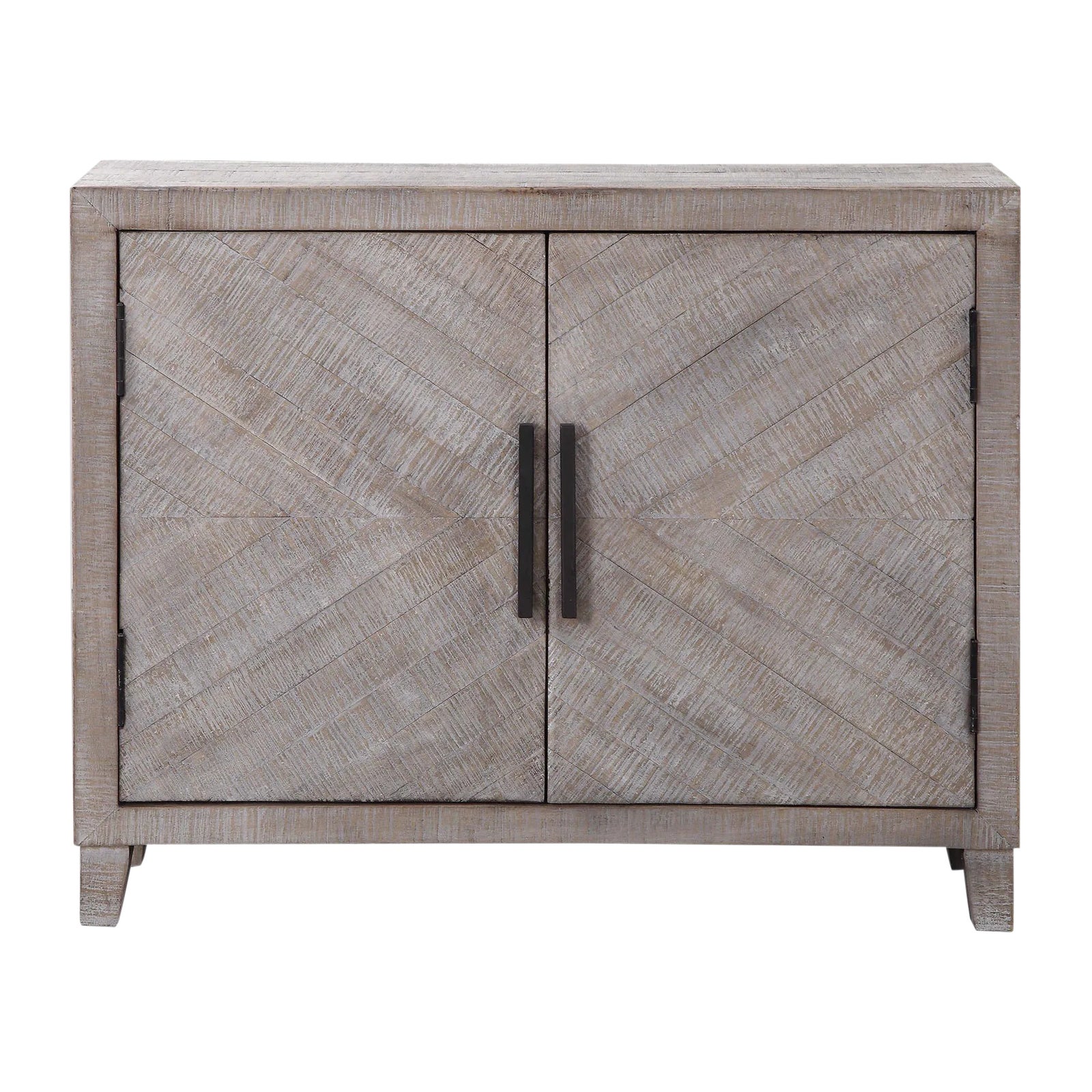 Contemporary Geometric Pattern Cabinet | Chairish