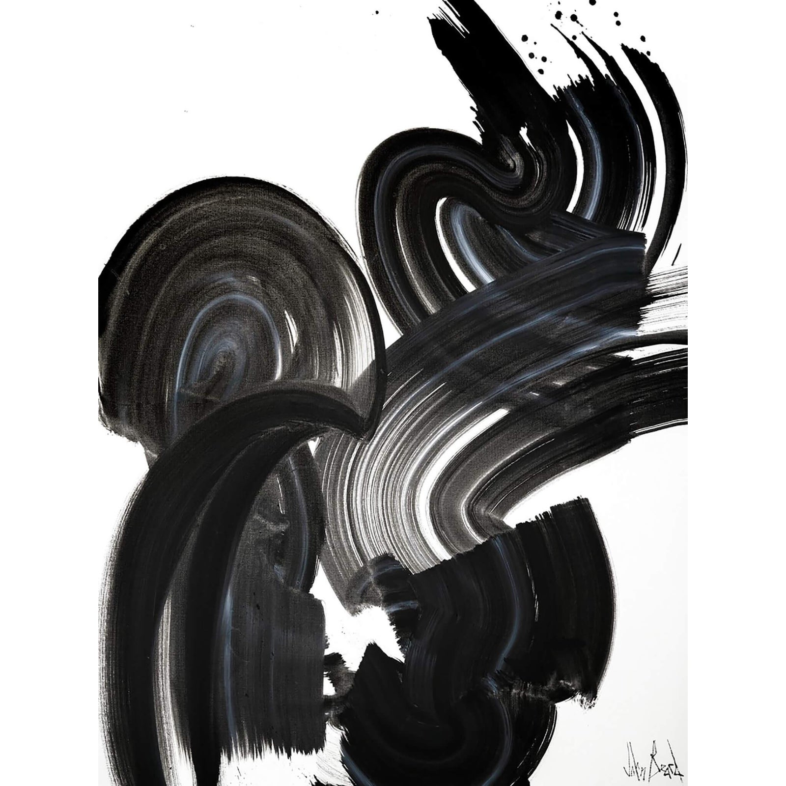 Current III Original Abstract Acrylic Painting by John Beard | Chairish