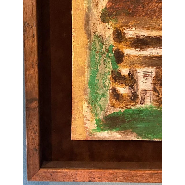 Jimmy Lee Sudduth “Cabin” Folk Art Painting | Chairish