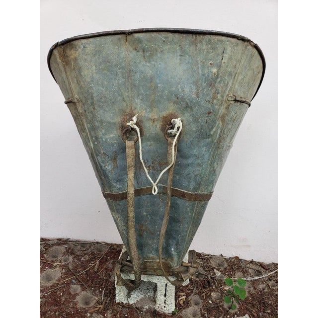 19th Century Grape Hod Bucket | Chairish