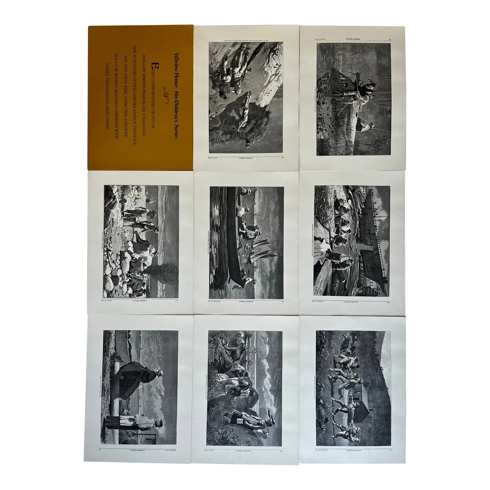 Winslow Homer 1873-1874. Famous Wood Engravings | Chairish