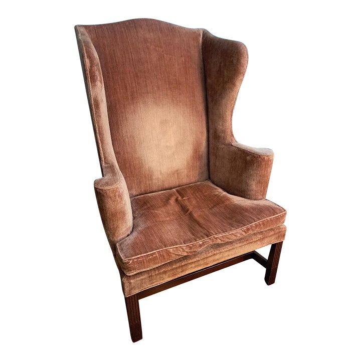 1950s Biggs Cw12 Kittinger Wing Chair | Chairish