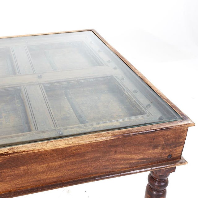 Antique Indian Door Dining Table | Chairish