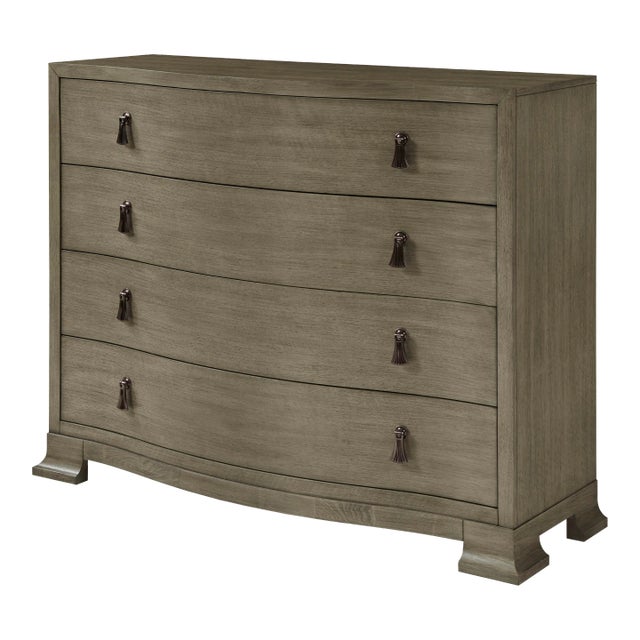Century Furniture Frasier Serpentine Master Chest, Gray | Chairish