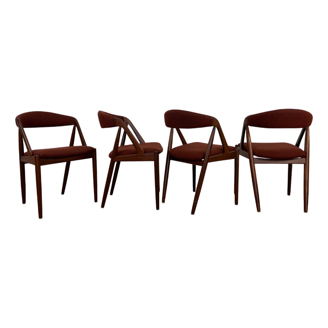 Model 31 Dining Chairs in Teak attributed to Kai Kristiansen for Schou ...
