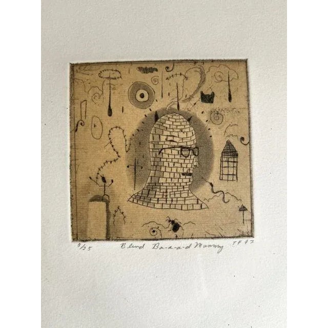 Late 20th Century Tony Fitspatrick Abstract Limited Edition Numbered ...