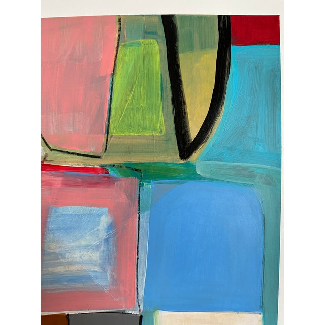 Framed Original Contemporary Abstract Painting by Michael Sanchez ...