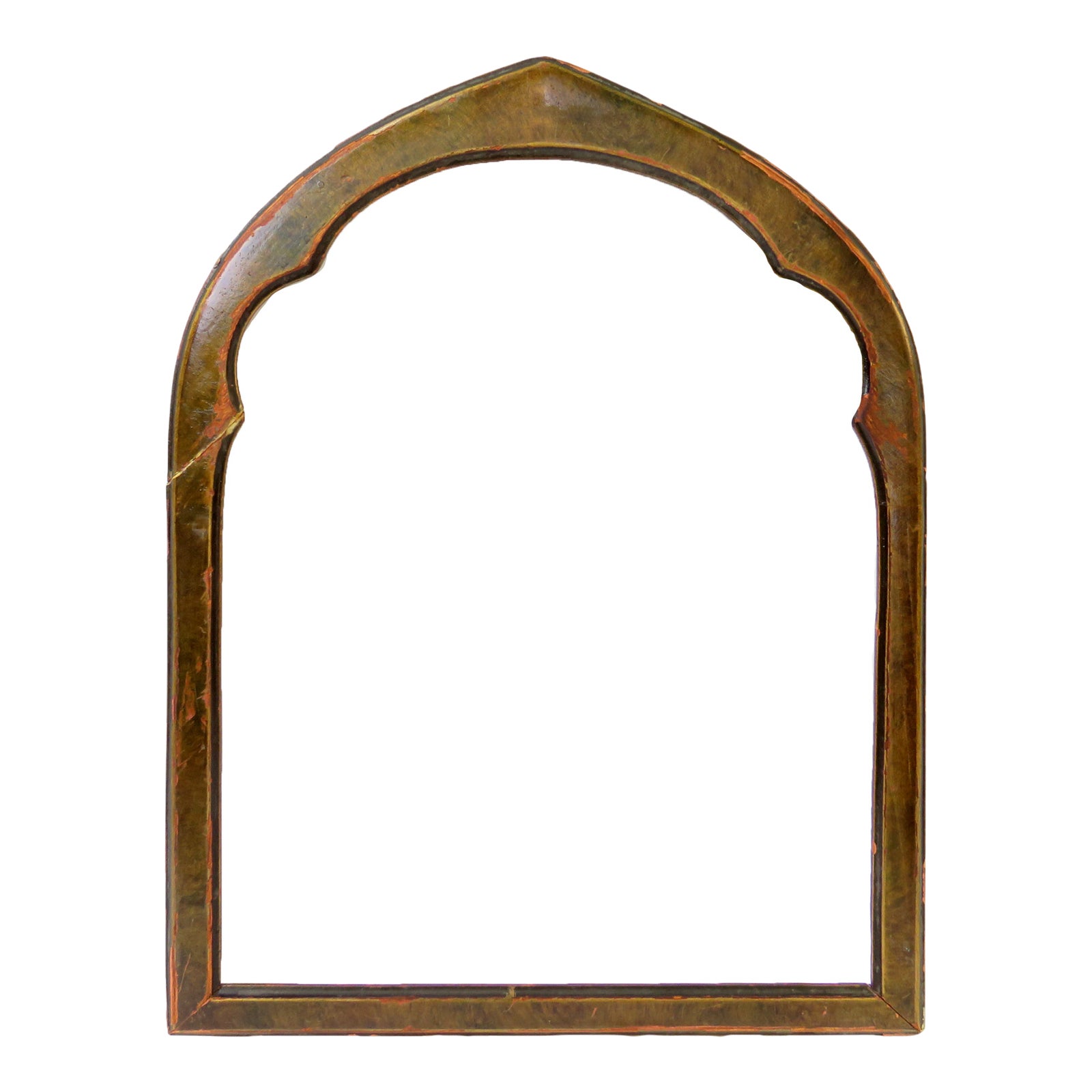 French Architectural Arched Wood Frame | Chairish