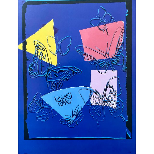 1990s Andy Warhol Estate " Butterflies - 1986" Vanishing Animals ...