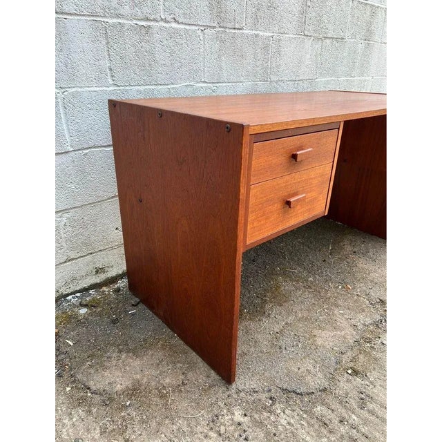 Mid Century Jesper International Danish Modern Executive Teak Desk ...