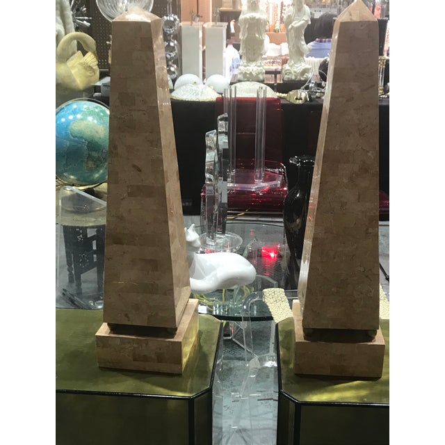 Mid Century Modern Obelisks - A Pair | Chairish