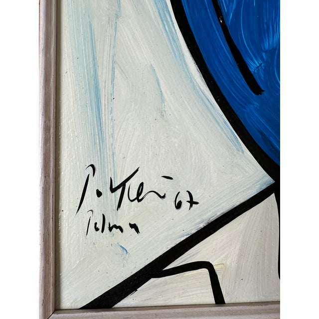 1967 Original Peter Keil Painting Framed | Chairish