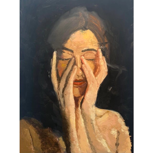 "Daphne 2" Expressionist Portrait Original Oil Painting on Canvas ...
