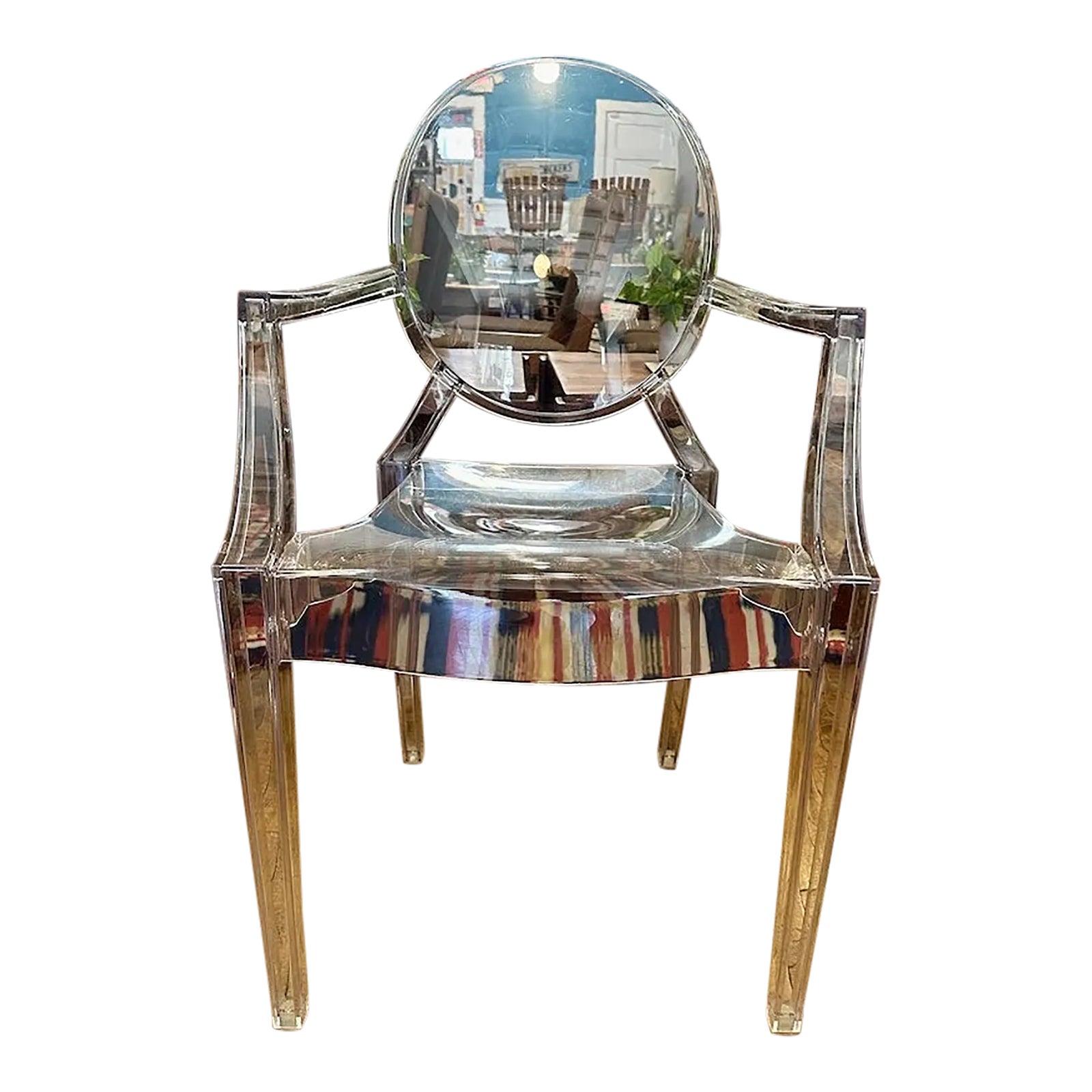 Philippe Starck Louis Ghost Chair Armchair | Chairish
