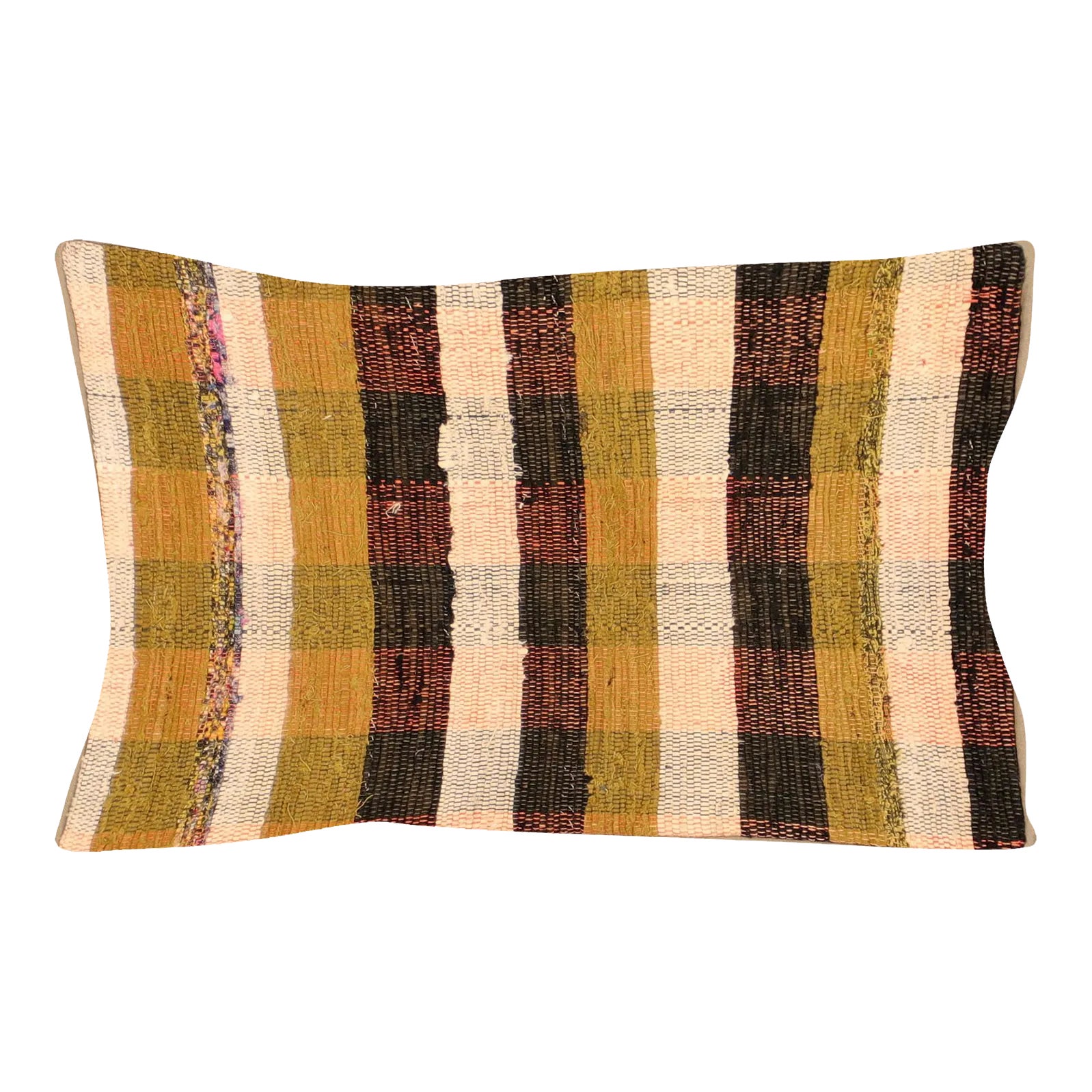 1960s Turkish Rag Pillow | Chairish