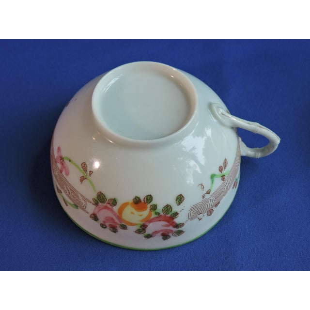 Circa 1920 Japanese Bone China Porcelain Teacup & Saucer Hand Painted ...