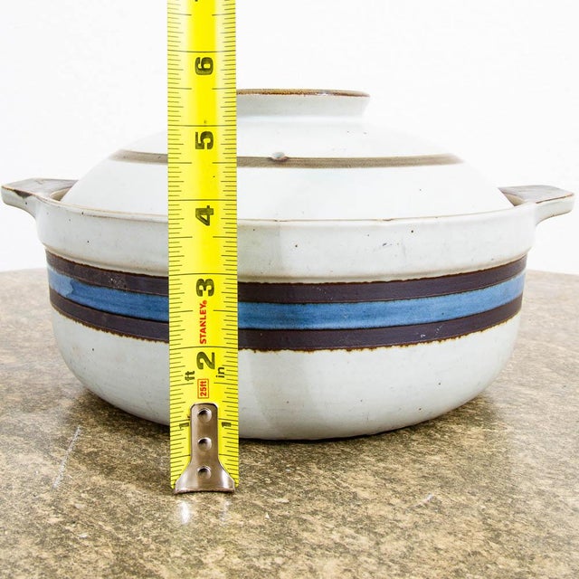 Mid Century Modern Vintage Japanese Ceramic Donabe Hot Pot Handmade ...