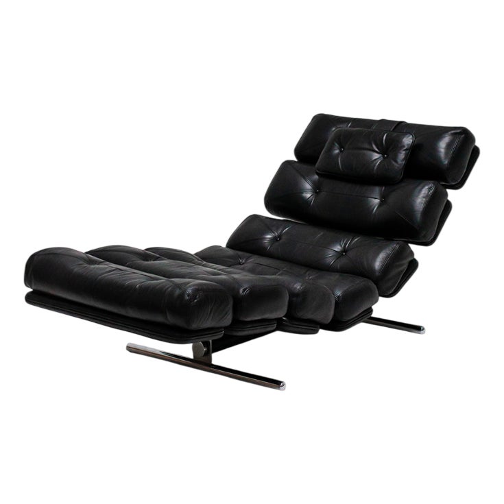 Chaise Lounge by Eric Deforce for Gervan, 1960s | Chairish