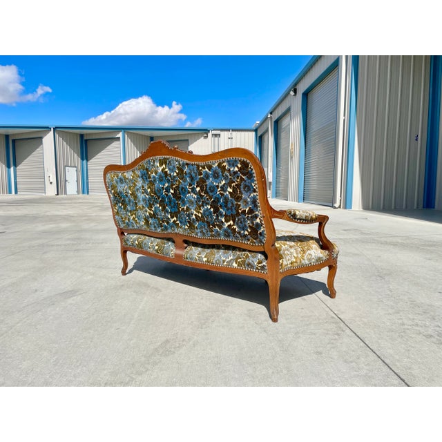 Early 20th Century Vintage French Sofa Styled After Louis XV | Chairish