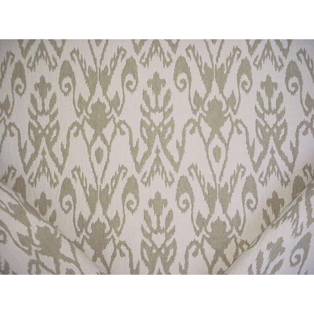 Ralph Lauren Ezra Flax Sandstone Ikat Damask Upholstery Fabric - 9 3/4 ...