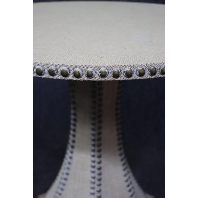 Linen Cocktail Table | Chairish