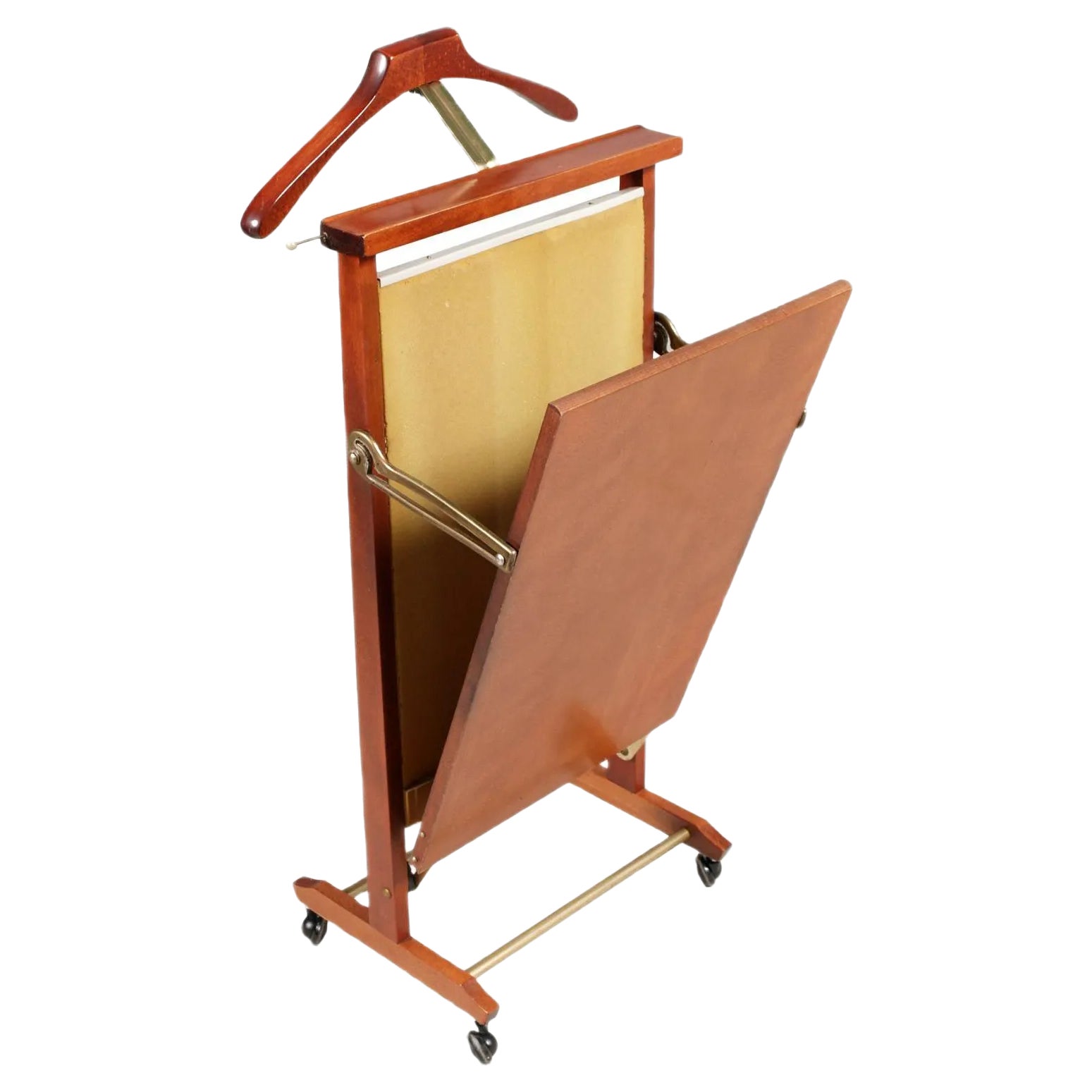 Vintage Italian Servomuto Valet Trouser Press in Walnut by Fratelli ...