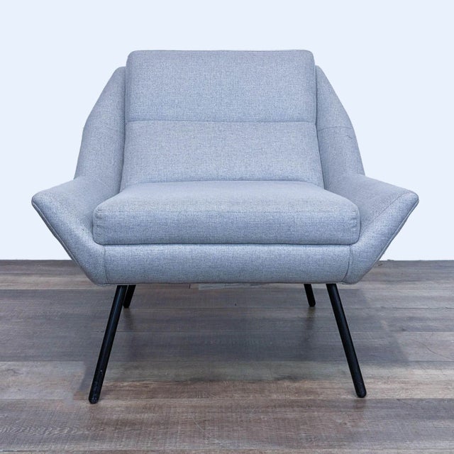 Hd Buttercup Modern Z Chair in Light Grey | Chairish