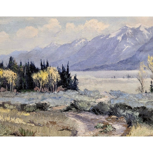 Bill Edward Freeman -Desert Mountain Landscape-Impressionist Oil ...