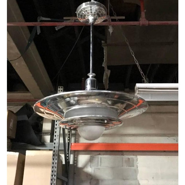 French Mid-Century Modernist Ceiling Light or Chandelier | Chairish