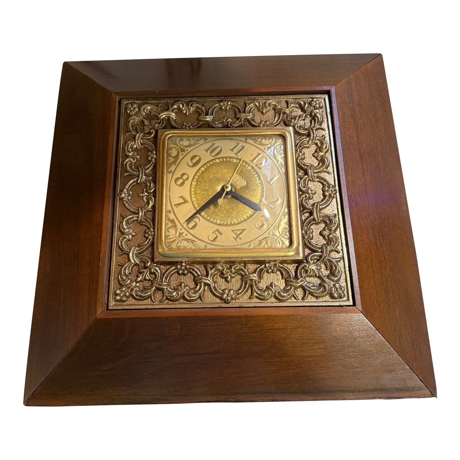 1940’s Harben Co. Electric Wall Clock #30 | Chairish