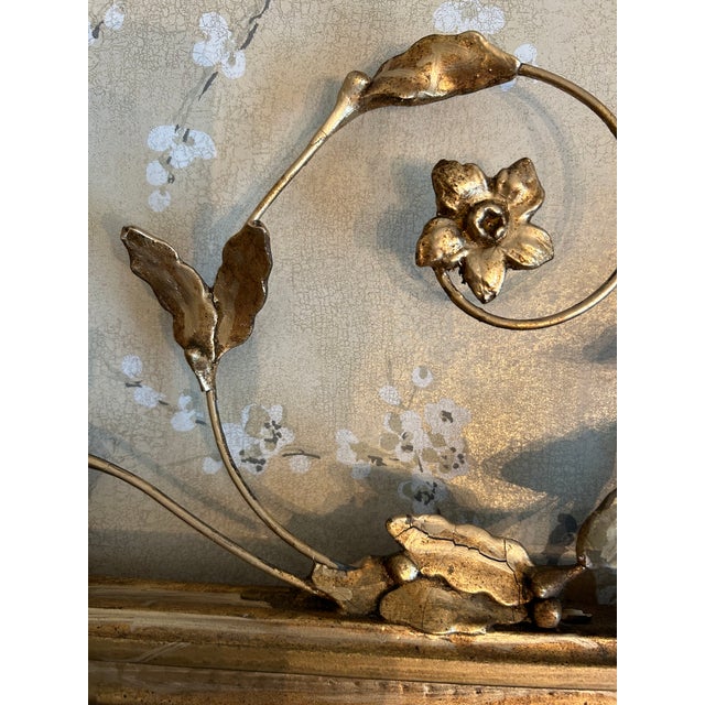 Vintage Adams Style Gold Mirror With Beveled Panels | Chairish