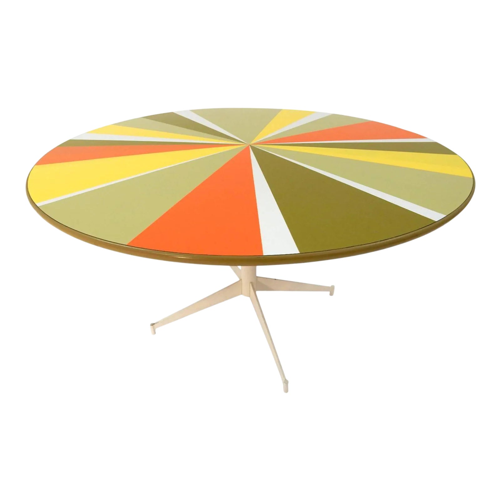 Rare Mid-Century Modern Peter Pepper Products Pinwheel Dining Table ...