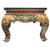 Tibetan Coffee Table With Elephant Painted Legs | Chairish