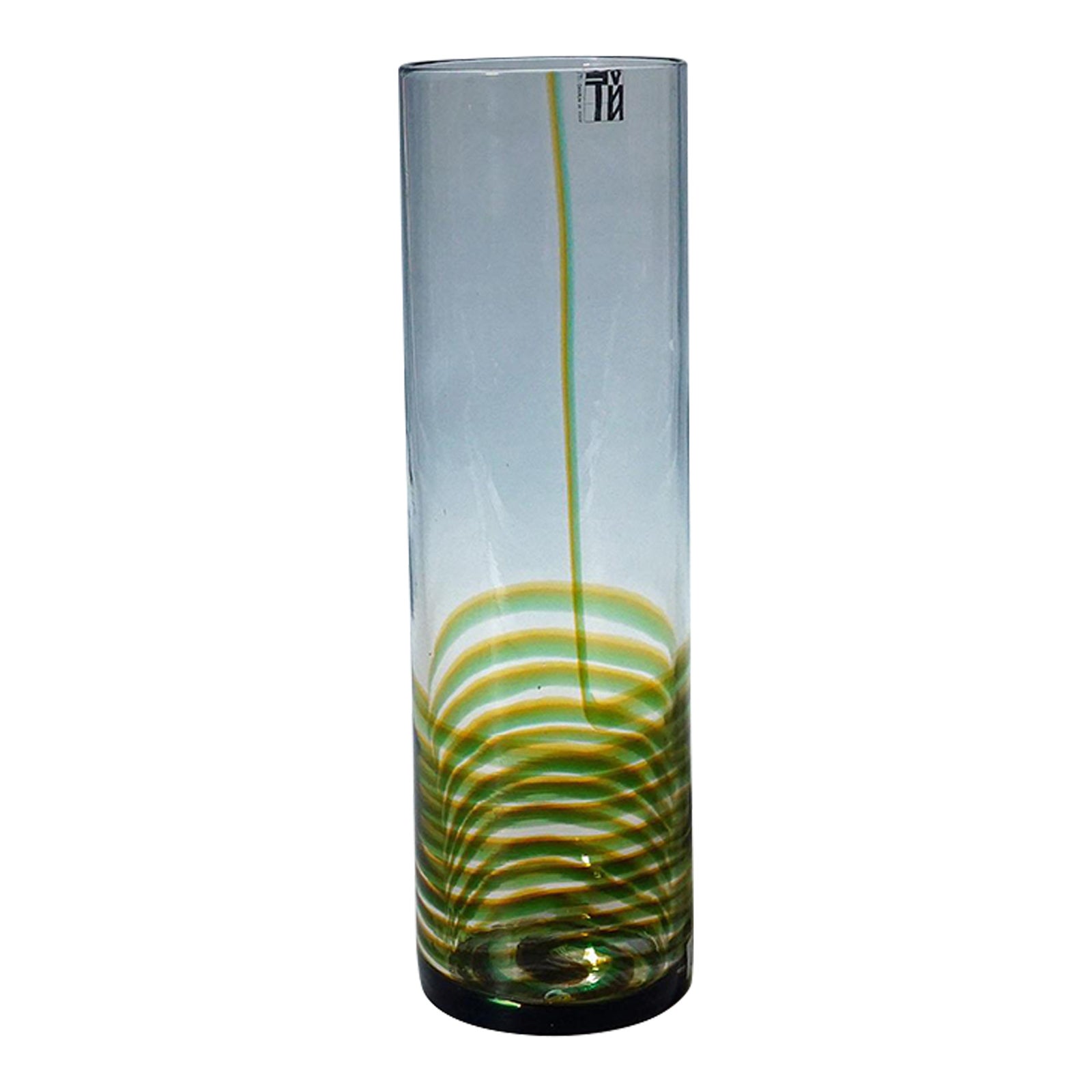 Murano Art Glass Vase Bifilo by Toni Zuccheri for Venini Ca. 1970s ...