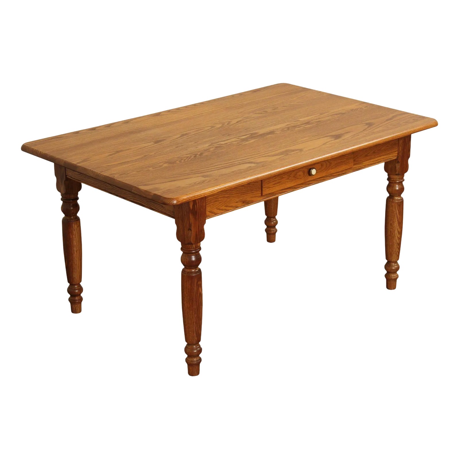Pennsylvania House Solid Oak Breakfast Table | Chairish