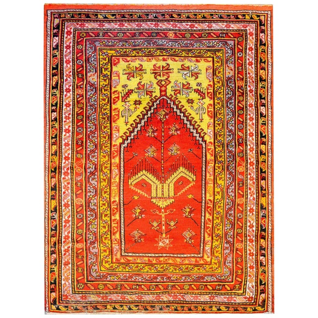 Early 20th Century Turkish Prayer Rug | Chairish
