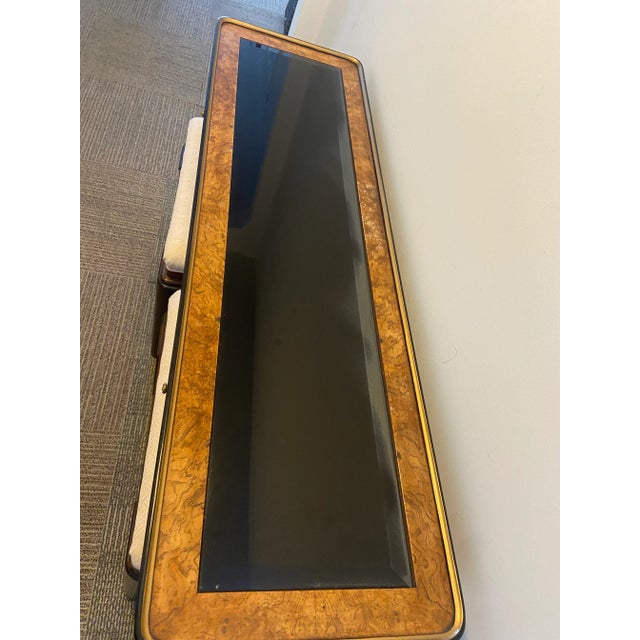 20th Century Chinoiserie Drexel Et Cetera Heritage Ebonized & Burl Wood ...