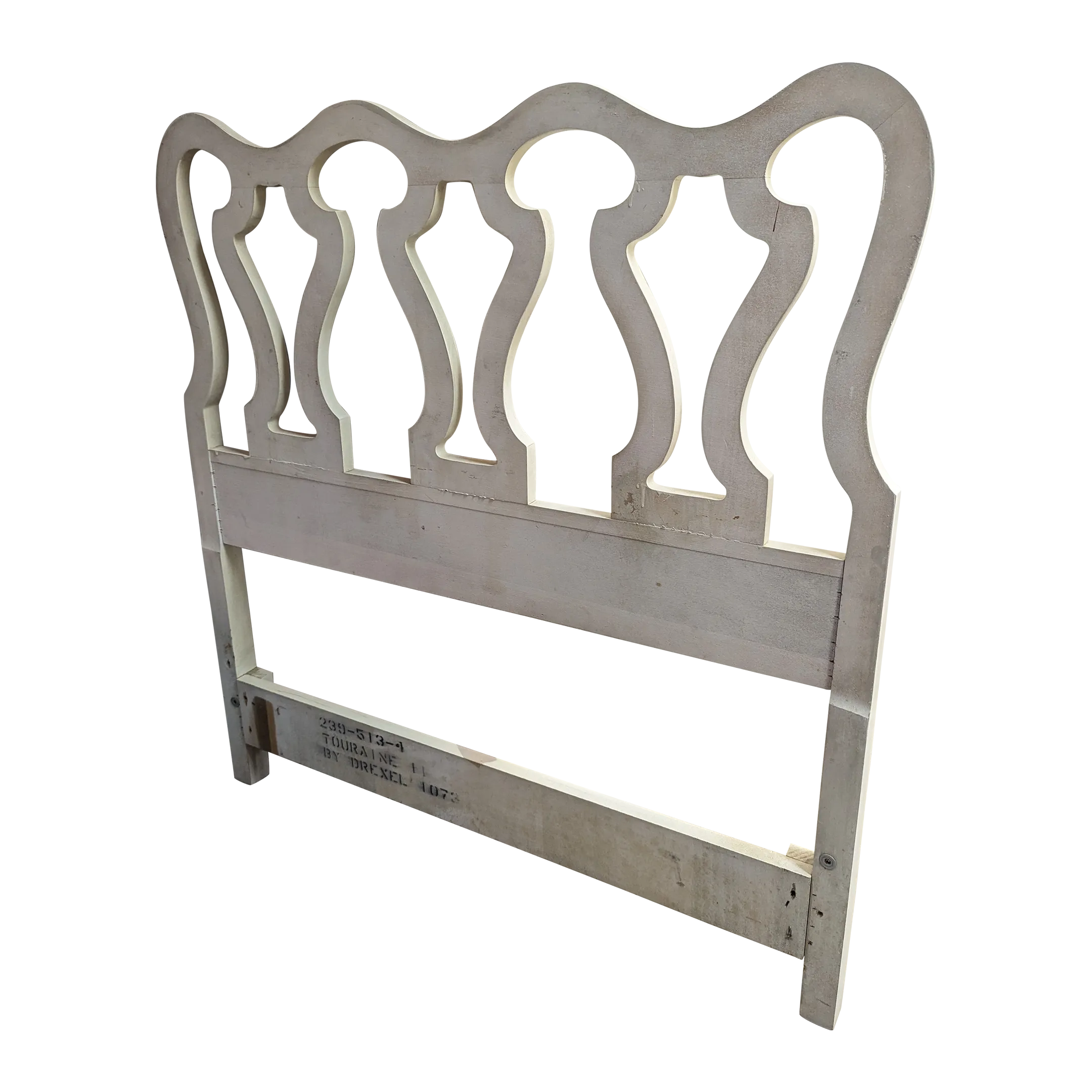 Drexel Heritage Touraine II French Provincial French Country Twin Wood Headboard
