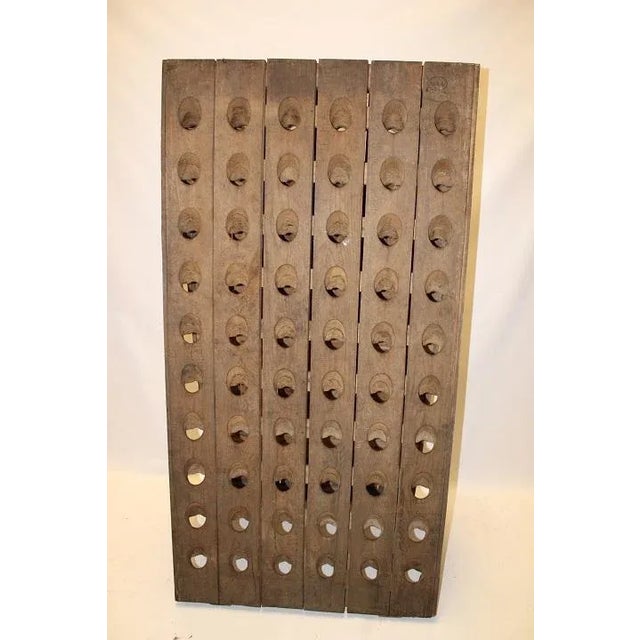 Riddling Rack Champagne & Wine Rack 1960s | Chairish