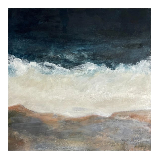 Timeless Abstract Seascape Painting by Melanie Biehle | Chairish