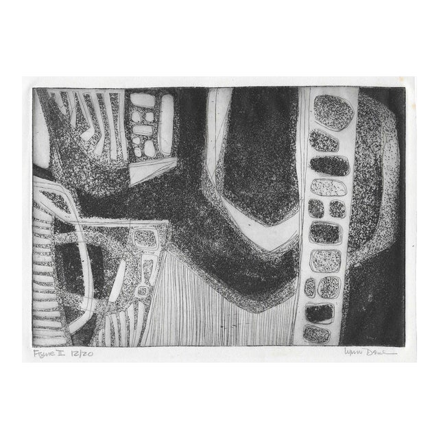 1970s Midcentury Modern Style Etching | Chairish