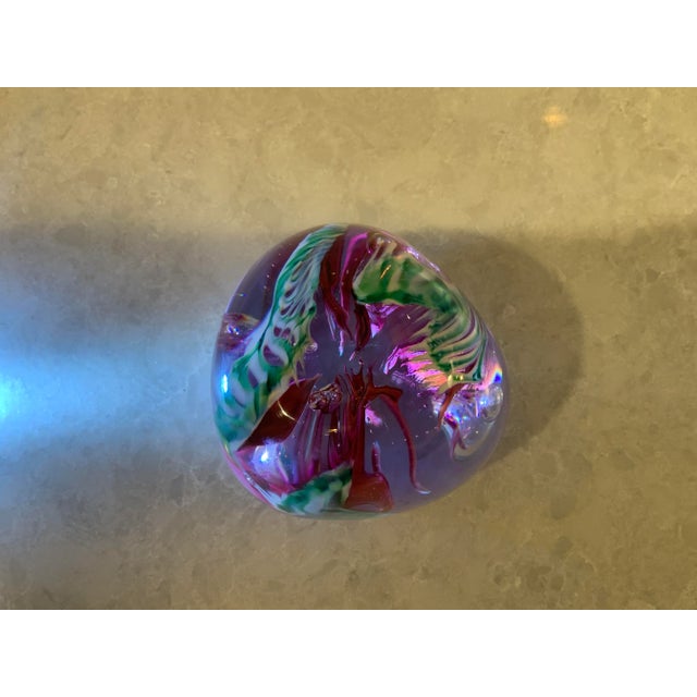 Robinson Scott 1993 Glass Paperweight | Chairish