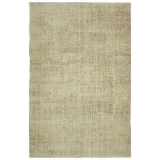 Vintage Turkish Beige Area Rug | Chairish