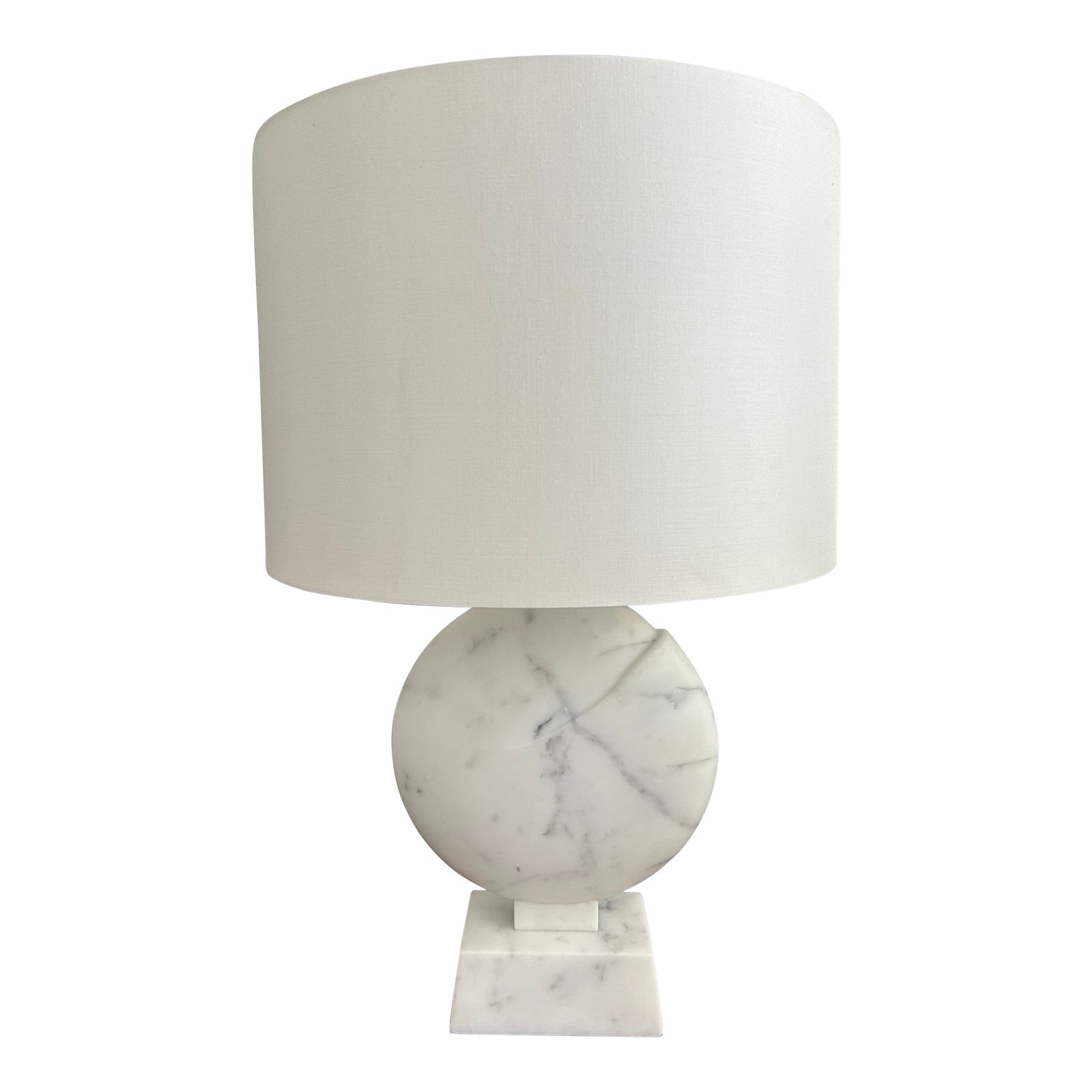 Barbara Barry Table Lamp With Marble Base | Chairish