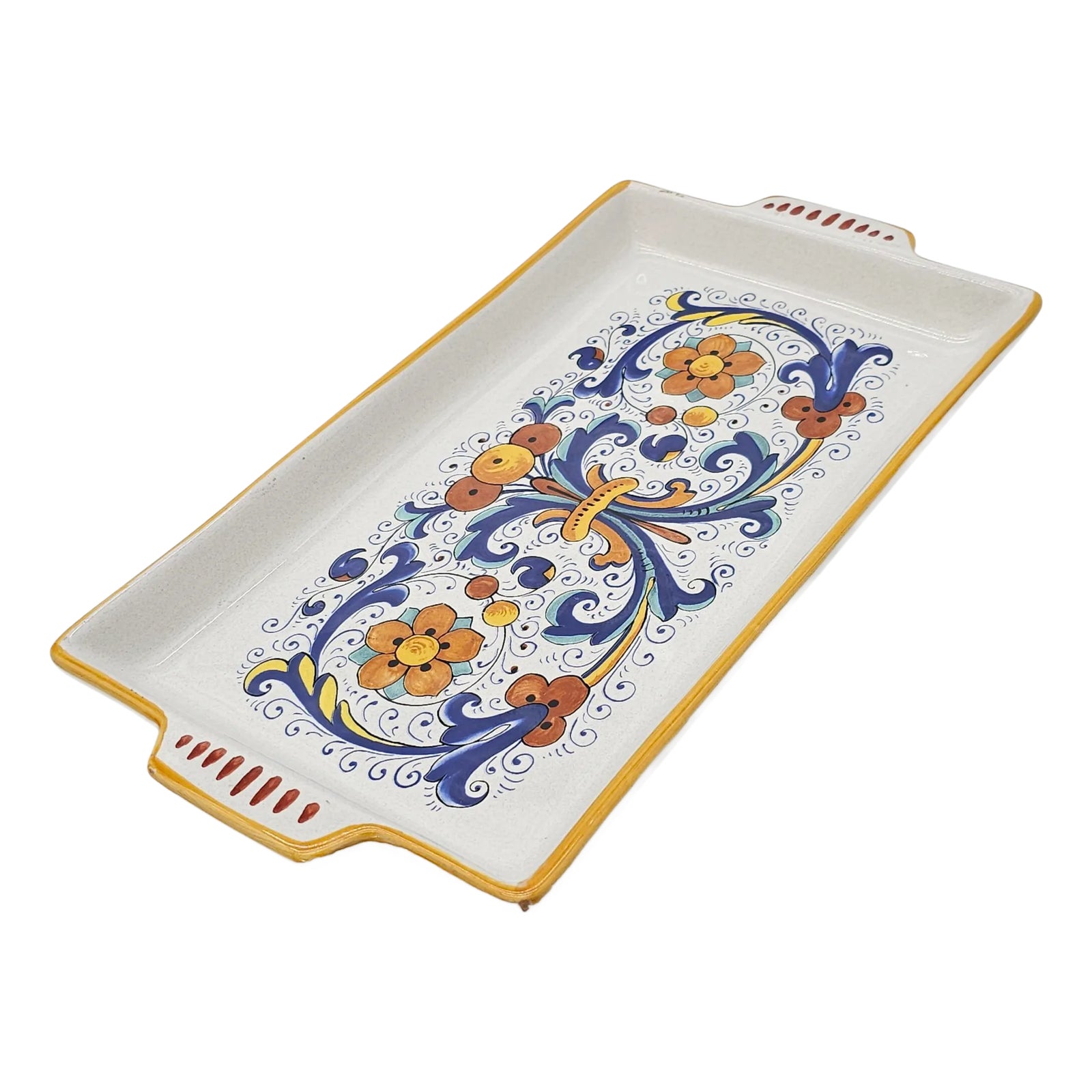 Vintage Nova Deruta Italian Pottery Hand Painted Serving Platter – Sur ...